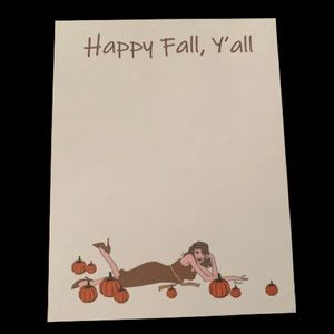 Hand Crafted | Office | Happy Fall Yall Handmade Note Cards My Art ...
